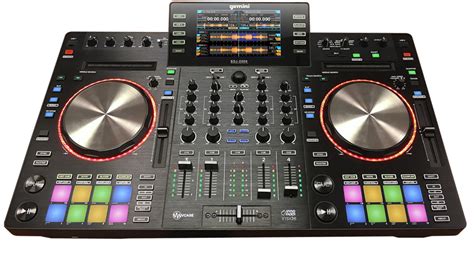 Contrôleur DJ et mixer autonome Gemini SDJ-2000 avec port Ethernet et ...