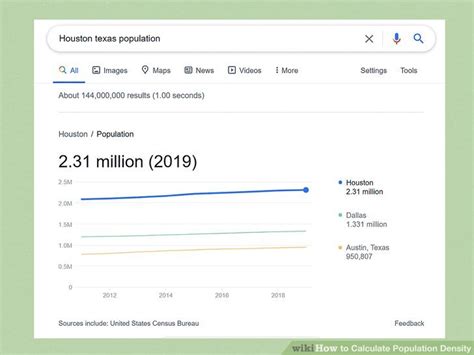 How To Calculate Population Density 10 Steps With Pictures