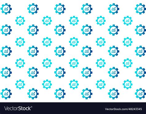 Abstract Growing Analysis Pattern Background Vector Image