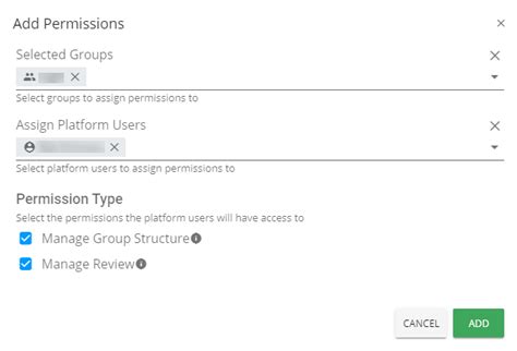 Manage User Permissions For Groups