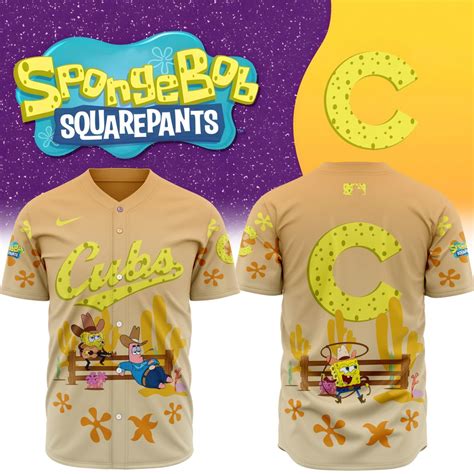 Premium Mlb Chicago Cubs X Spongebob Squarepants Special Baseball Jersey Nmd Style Spotx