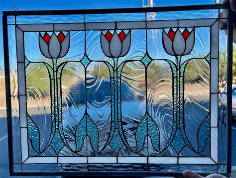Stained Glass Tulips Patterns