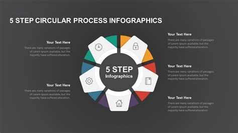 4 6 Step Circular Process Infographic Template Slidebazaar