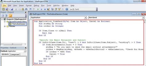 How To Auto Check For Attachments In Specific Outgoing Emails With