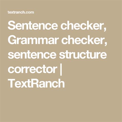 sentence checker about masterra grammar checker