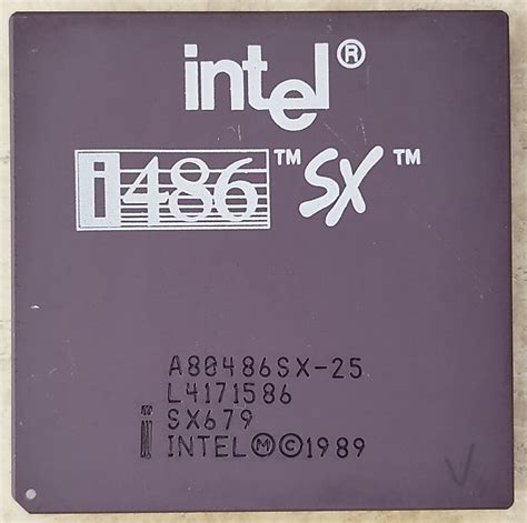 Intel I486 Sx 25 A80486sx 25 Intel I486 Sx 25 A80486sx 25