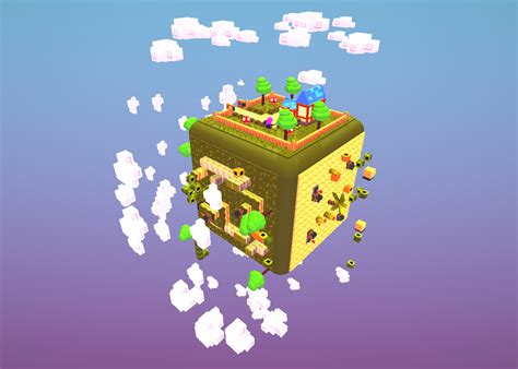 Cube Land By Dudif Rocknburn