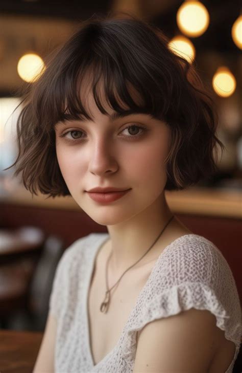35 French Bob Haircuts Curly French Bob With Wispy Bangs In 2025