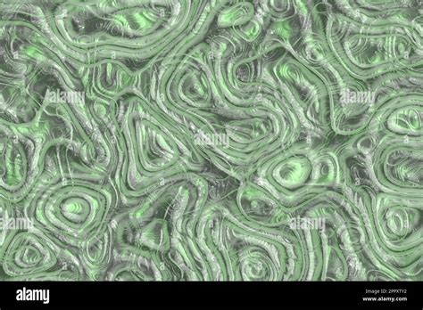 Creative Nice Green Monstrous Mucous Relief Digital Art Texture Or