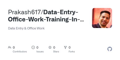 Github Prakash617data Entry Office Work Training In Excel Data