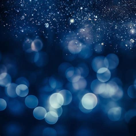 Premium Photo A Blurry Image Of Blue Lights And Stars