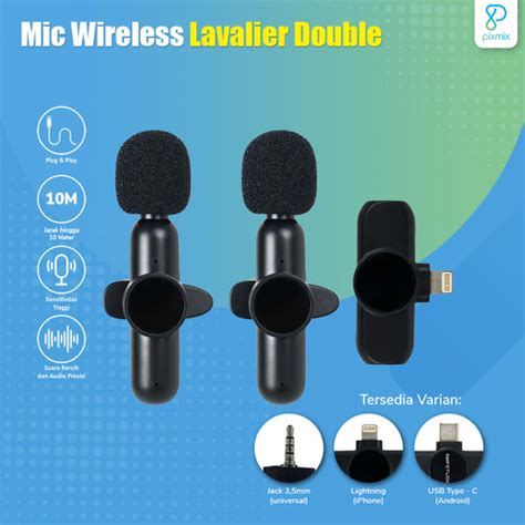 Promo Microphone Clip Wireless Portable Mic Clip For Iphone And Android Wireless Type C