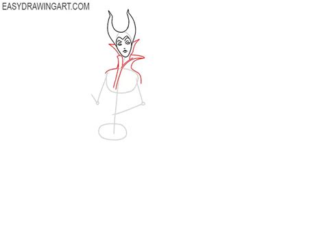 How To Draw Maleficent Easy Drawing Art