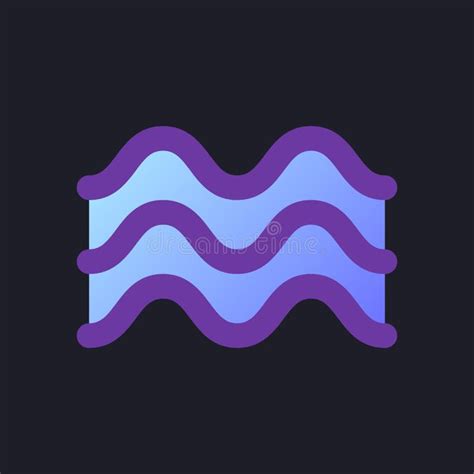 Float Animation Flat Gradient Fill Ui Icon For Dark Theme Stock Vector