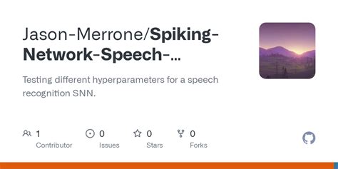 Spiking Network Speech Recognitionspiking Networkipynb At Main · Jason Merronespiking Network
