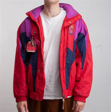 Vintage 90s Winter Sports Jacket Athletic Jacket Old School Warm