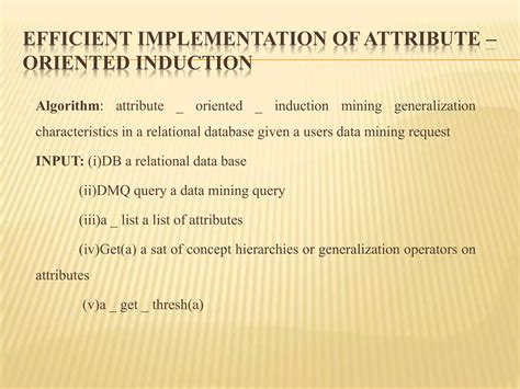 Data Generalization And Summarization Pptx