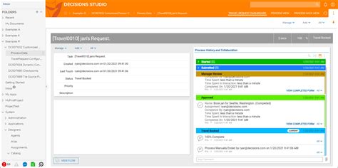 Customized Process View Page Configuration Folder