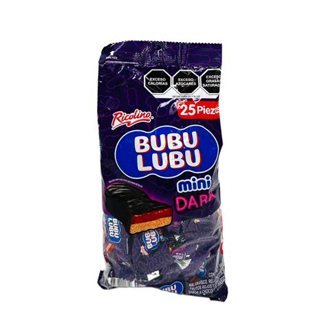 Ricolino Bubulubu Dark Mini 6 25pzs Dulcerías Y Reposterías Grupo H S Comercial Mayorista De