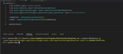 From Azuremonitorquery Import Applicationinsightsdataclient