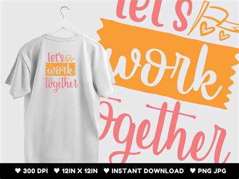 Lets Work Together Graphic By Designscape Arts · Creative Fabrica