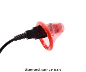 Data Security Concept Condom Over Usb Stock Photo 18468373 Shutterstock