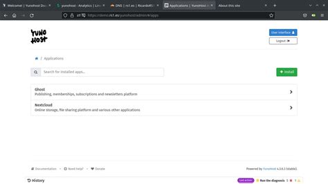 yunohost how to host popular services easily rs1 linux tools