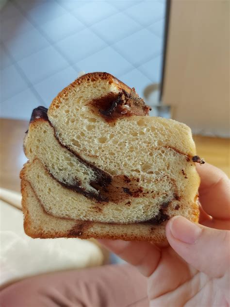 I Made A Vegan Babka With Biscoff And Choc Hazelnut Spread R Baking