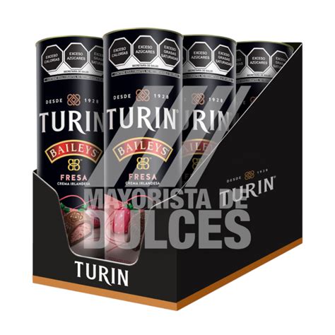 Turín Chocolate Bailey´s Con Fresa Tubo Con 180g Dulcerías Y