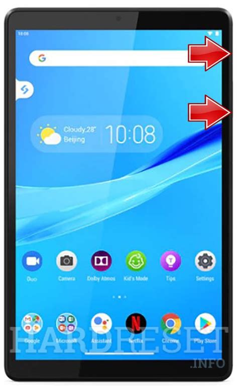 How To Do A Hard Reset On Lenovo Smart Tab M Lte Hardreset Info