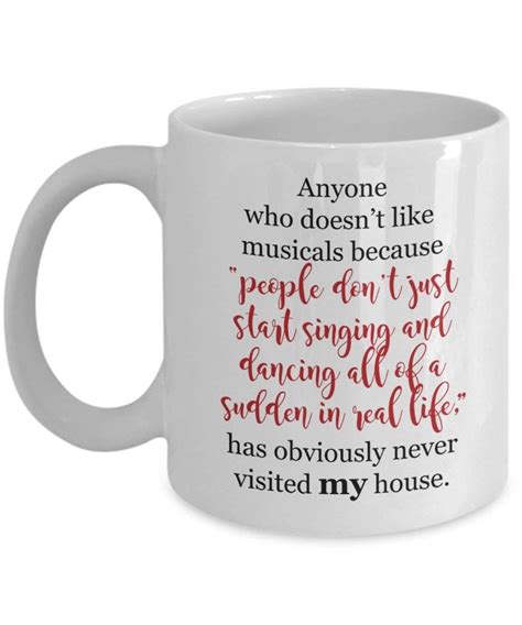 Musical Theater Singing And Dancing Funny Fan T Mug For Theatre Arts