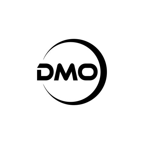 Dmo Letter Logo Design In Illustration Vector Logo Calligraphy