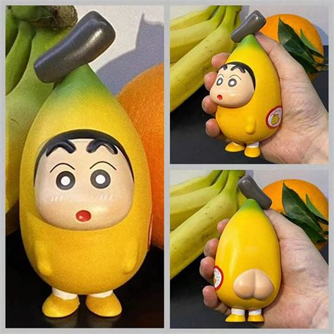 Crayon Shinchan Crayon Shin Chan Cosplay Creative Trend Cute And Funny Fruit Series Banana