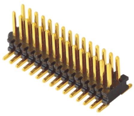 1 27mm Pitch DIP Type Terminal 8 Contacts Pin Connector Pin Header And 2 54mm Picth