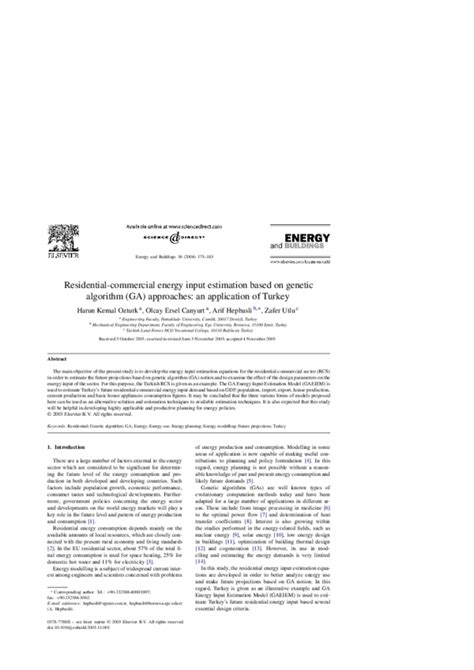 pdf estimating energy demand of turkey based on economic indicators