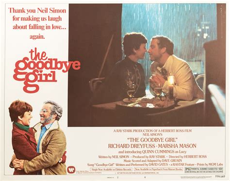 The Goodbye Girl 1977 Vintage Lobby Card 3 Galerie Prints Premium