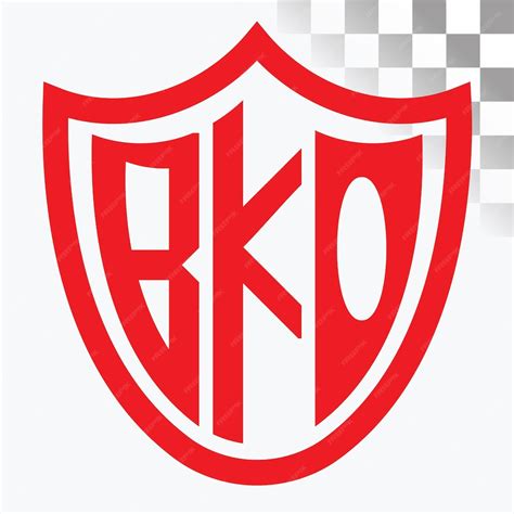 Desenho De Letras Do Logotipo Da Bko Vetor Premium