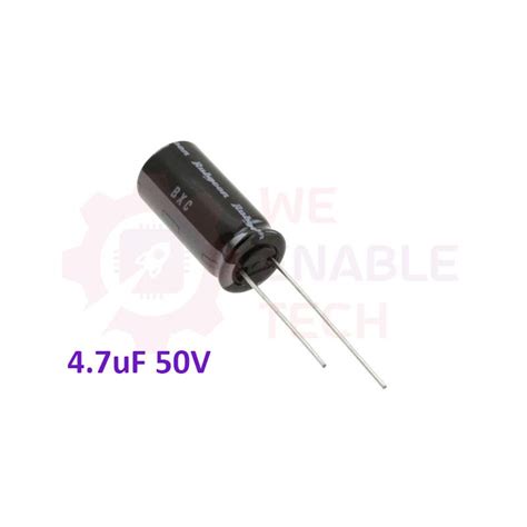 47uf 50v Electrolytic Capacitor ධාරිත්‍රක In Sri Lanka