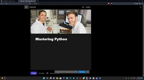 create repository github write and post article on devto youtube