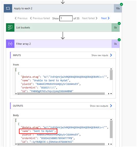 solved extracting the bucket name to populate an excel li power