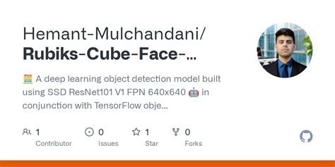GitHub Hemant Mulchandani Rubiks Cube Face Detection Model A Deep Learning Object Detection