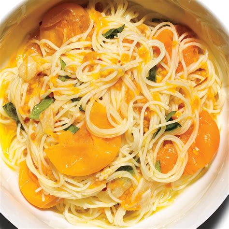 Pasta With Sun Gold Tomatoes Recipe Epicurious