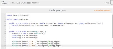 Solved LAB ACTIVITY LAB Driving Cost Methods Chegg