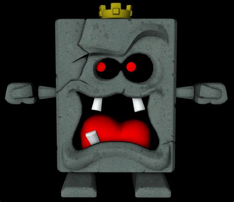 File King Whomps Face Png Super Mario Wiki The Mario Encyclopedia