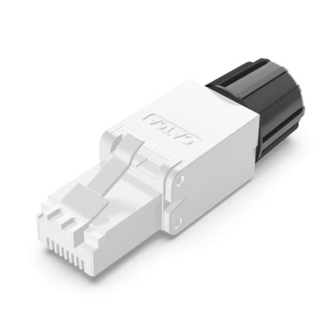 Conector Rj45 Modular Cat 6a Tool Less Alb