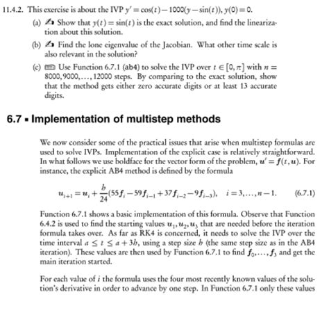Solved This Exercise Is About The Ivp Chegg