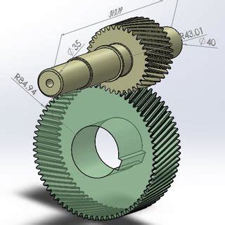 CAD Model Of A Reducer In SolidWorks 2016 Download Scientific Diagram