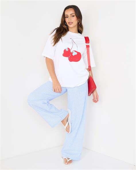 Shop Ava And Ever Ginny Pants In Blue Gingham Fast Shipping And Easy