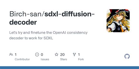 Github Birch Sansdxl Diffusion Decoder Lets Try And Finetune The Openai Consistency Decoder