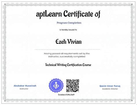 My First Certificate In Tech Ezeh Vivian